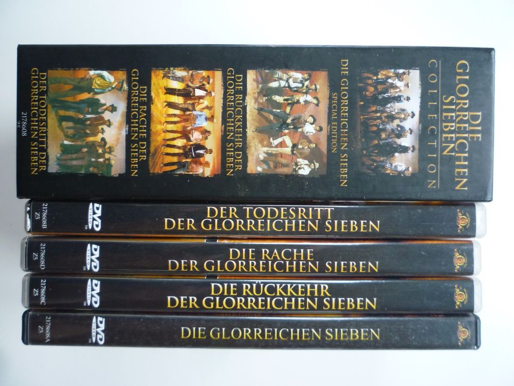 4x Die glorreichen sieben Klassiker Steve McQueen, J. Coburn | Kaufen auf Ricardo