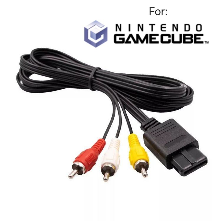 Composite AV Kabel für Nintendo GameCube (2 Jahre Garantie) (Neu und ...