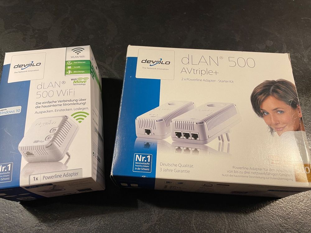 Devolo dLAN 500 AVtriple+ / 500 WiFi (Gebraucht) in Cully für CHF 12 – mit Lieferung auf Ricardo ...