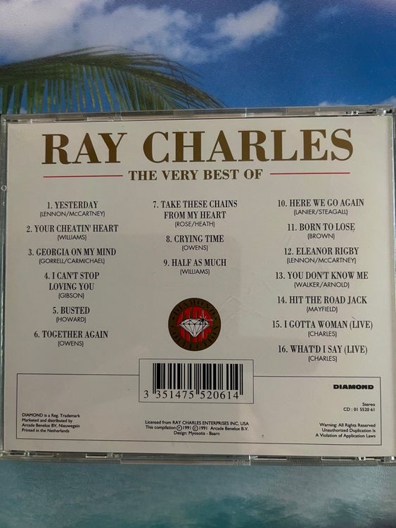 CD Ray Charles - The Very Best Of 🎤🎶 (Gebraucht) in Versoix für CHF 3 – mit Lieferung auf ...