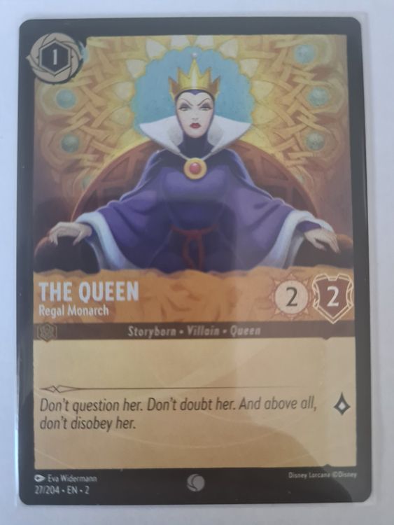 Lorcana FOIL, The Queen - Regal Monarch, 027/204-EN-2 | Kaufen auf Ricardo