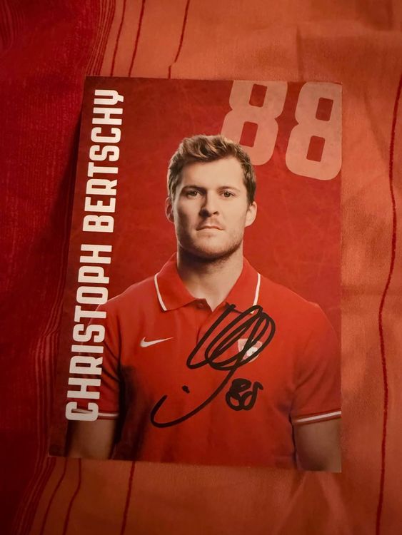 Autogrammkarte Christoph Bertschy #88 signiert (Gebraucht) in ...
