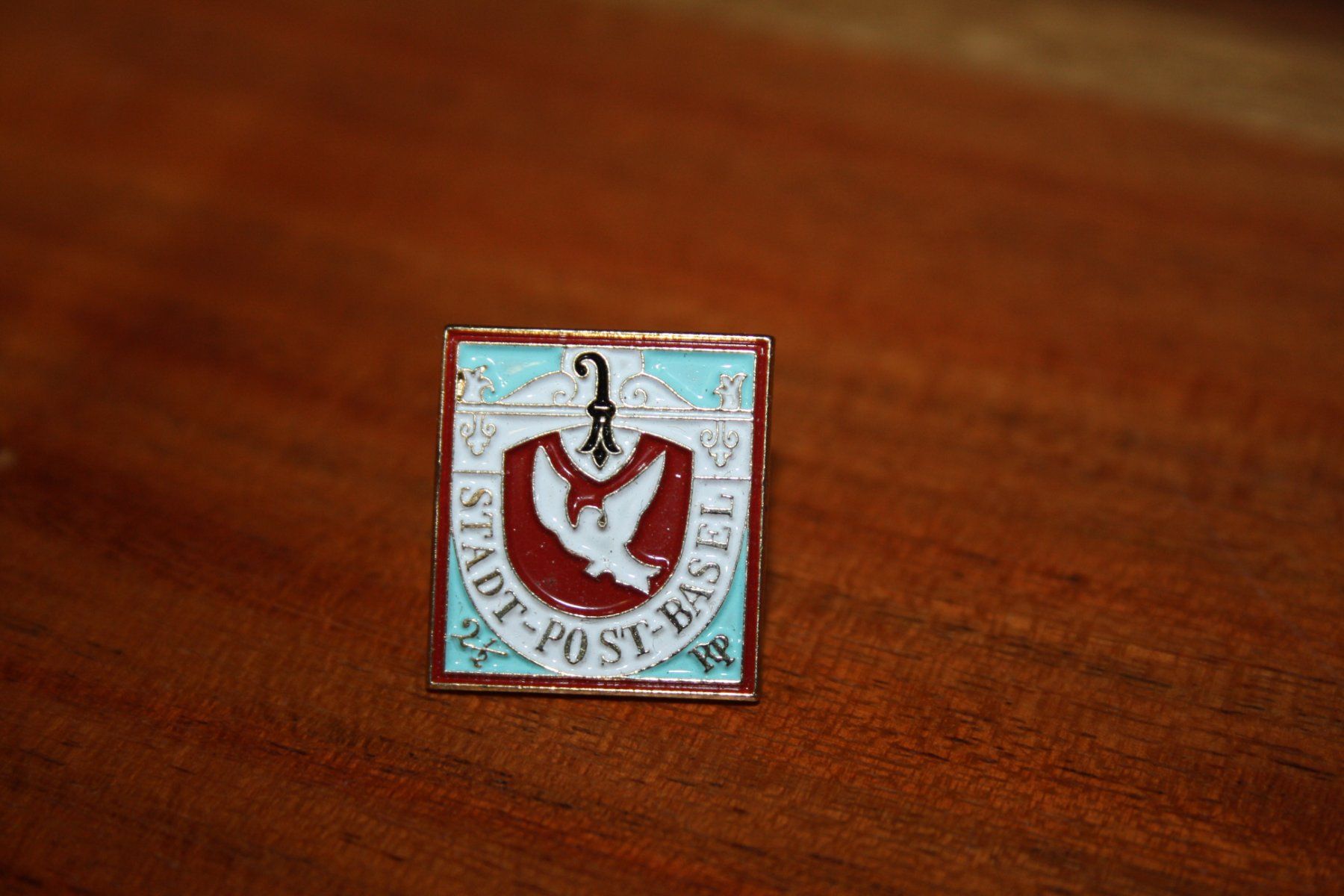 Pin, Basler Dybli, Stadt-Post Basel Rarität zu Top (Gebraucht) in ...