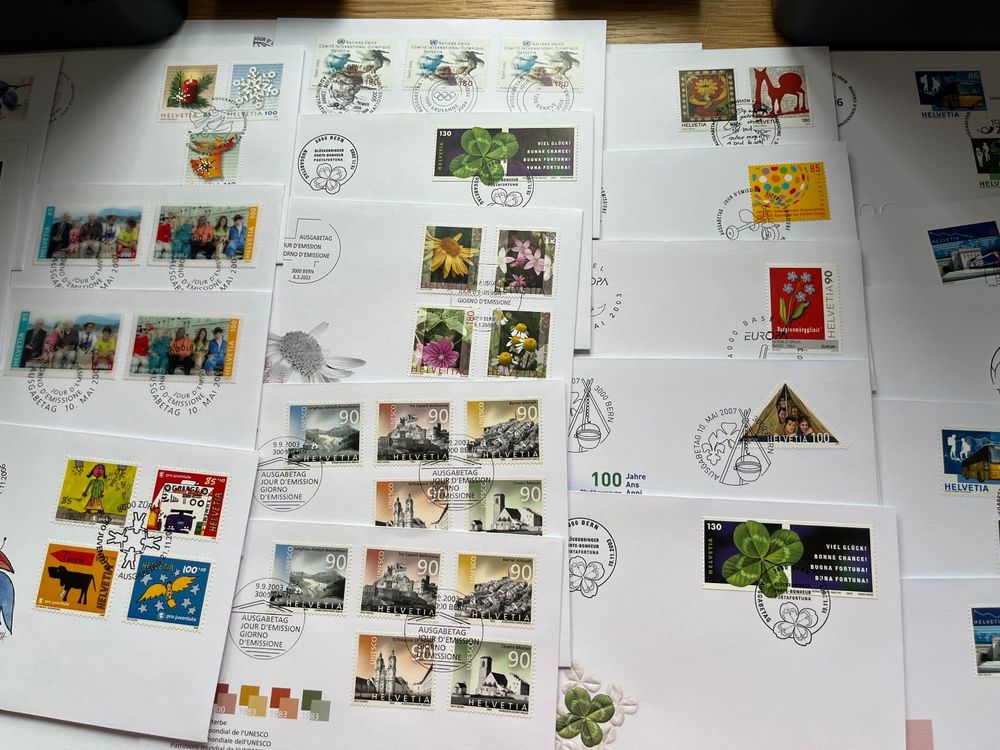 148 Schweizer FDC aus den 2000er bis 2010er Jahren (Gebraucht) in Murgenthal für CHF 7.5 – mit ...