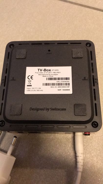 Swisscom TV-Box IP1400 (Gebraucht) in Magden für CHF 5 – mit Lieferung ...