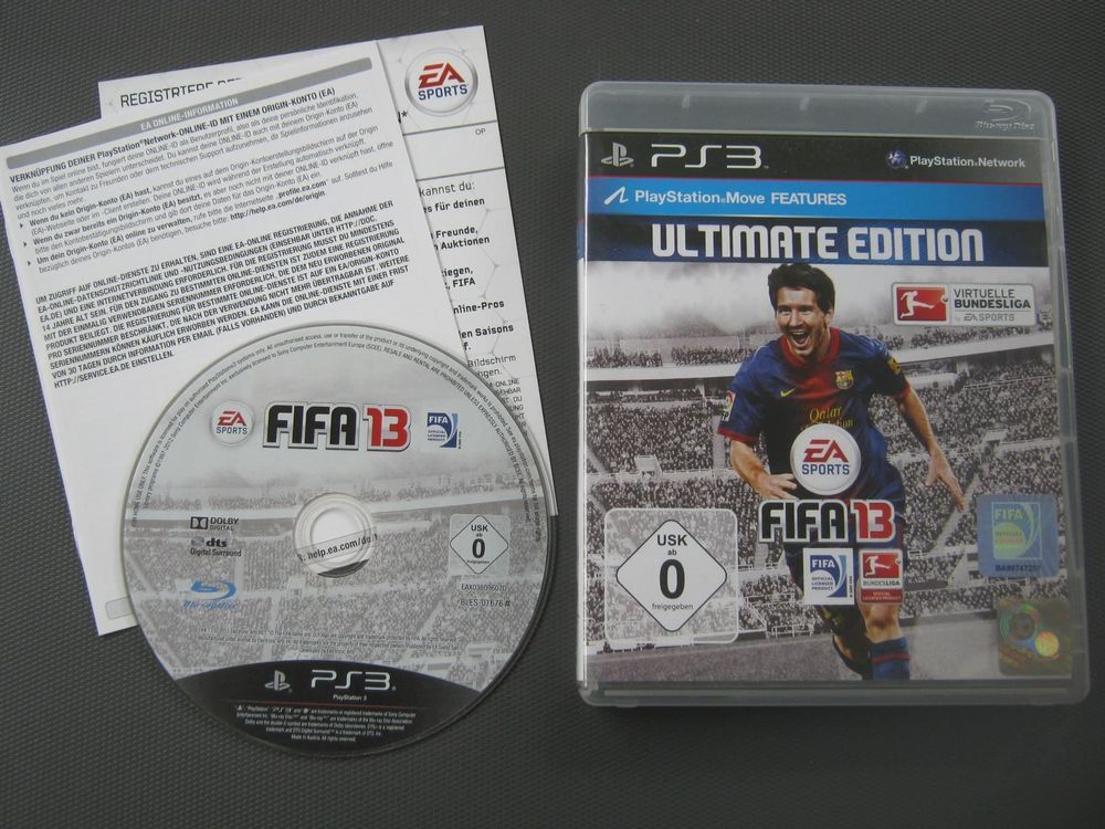 FIFA 13 ULTIMATE EDITION für PS3 (Gebraucht) in St.Gallen für CHF 1 ...