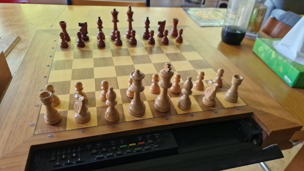 Schachspiel (Schachcomputer) Leonardo, Holz | Kaufen auf Ricardo