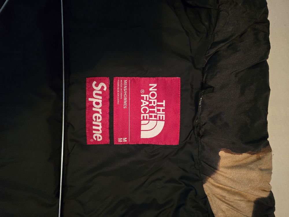 The North Face x Supreme Bleached Denim Nuptse (Size M) (Neu (gemäss ...