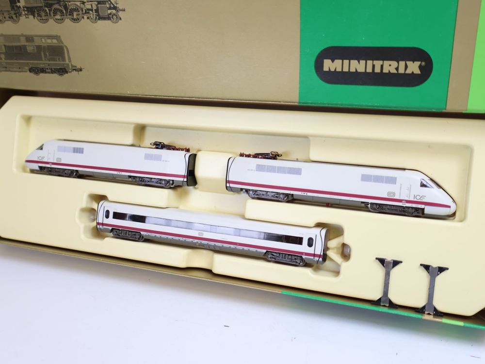 Minitrix ICE Schnellzug 3-Teilig - Spur N 12996 (Gebraucht) in ...