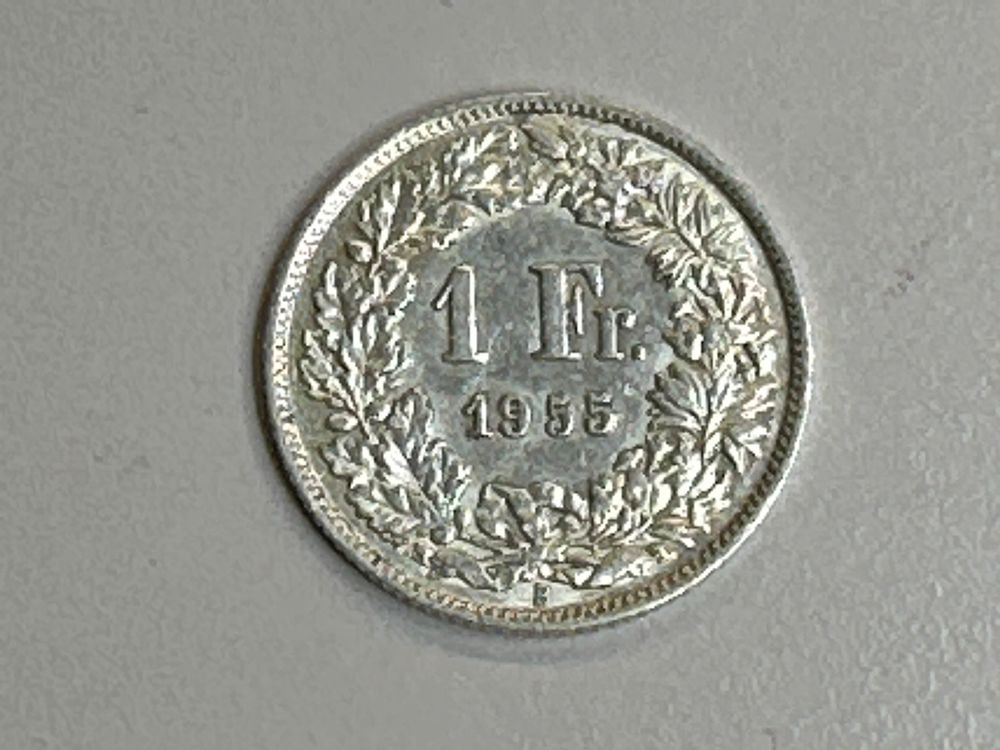 1 Fr.Silber Schweiz 1955 ss+ | Kaufen auf Ricardo
