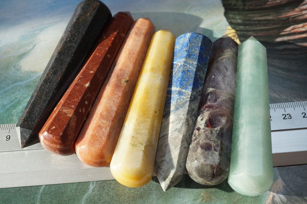 Massage Griffel Aus Stein Chakra Set 7 Stück (Neu und originalverpackt) in Eschenbach SG für CHF ...