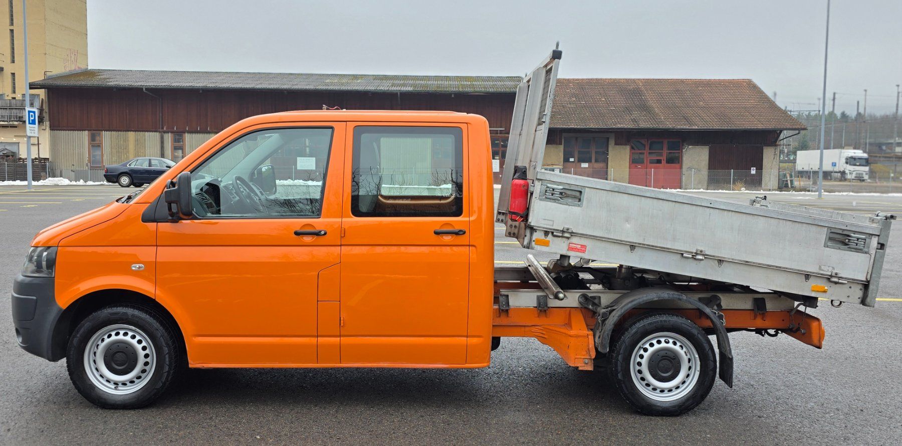 VW Transporter T5 Doppelkabine Kipper, frisch ab MFK! (Gebraucht) in ...