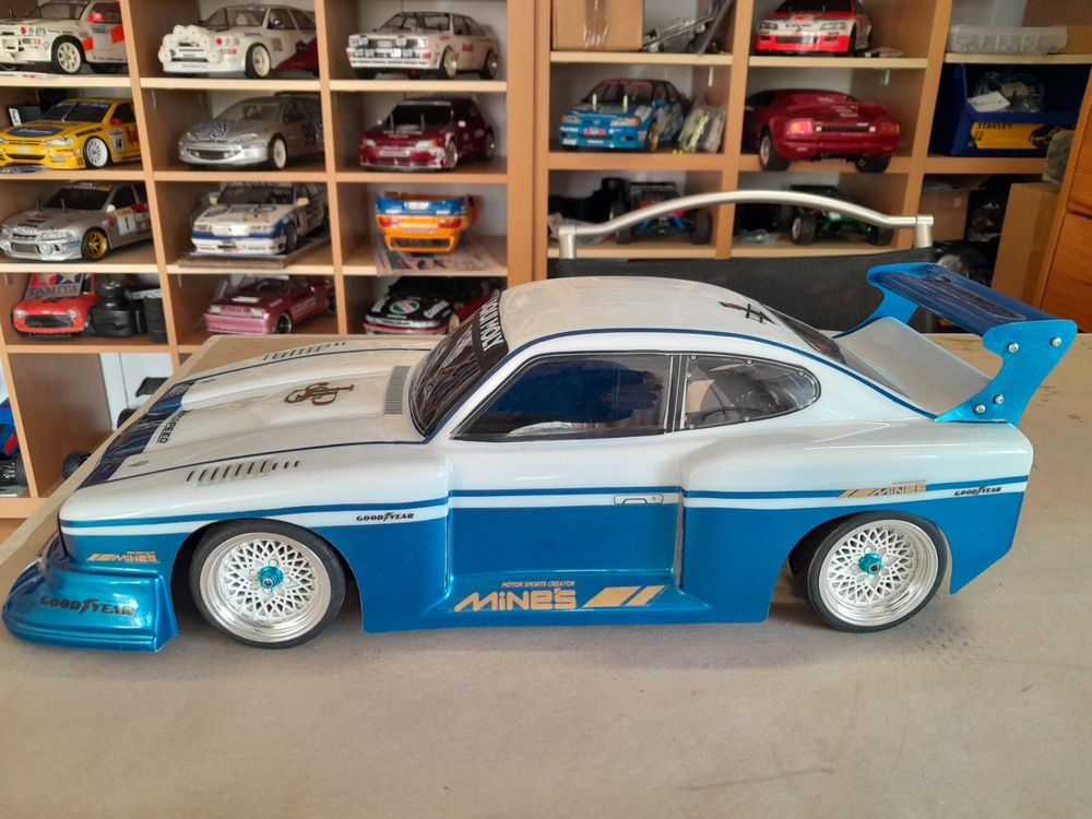 FORD CAPRI 1:10 KAROSSERIE MIT DISPLAY CHASSIS | Kaufen auf Ricardo
