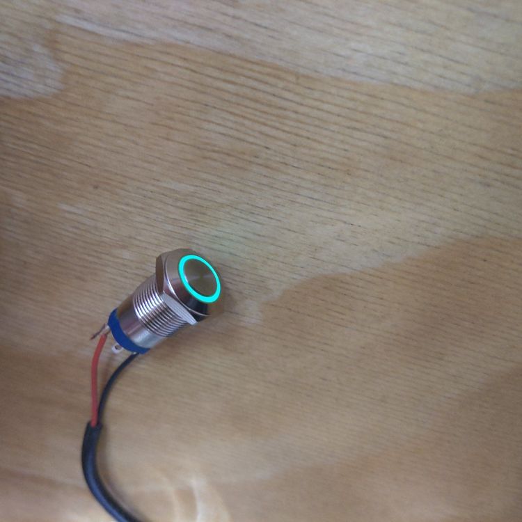 Taster LED grün 12-24V 12mm metallig (Neu und originalverpackt) in ...