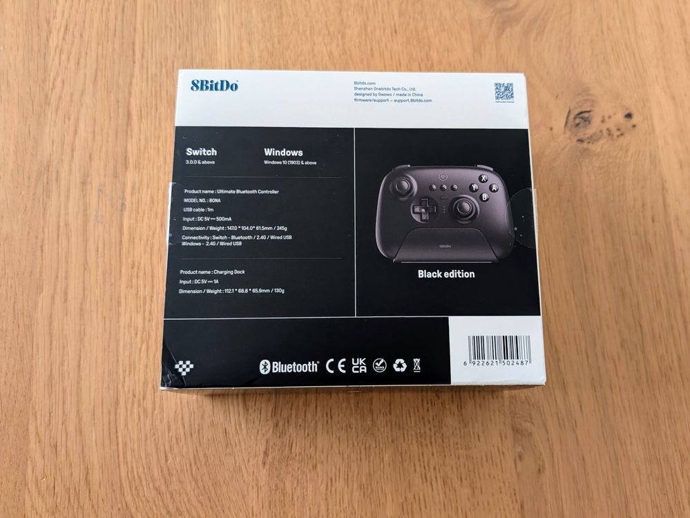 8bitdo Ultimate Schwarz Mit Original Case Kaufen Auf Ricardo