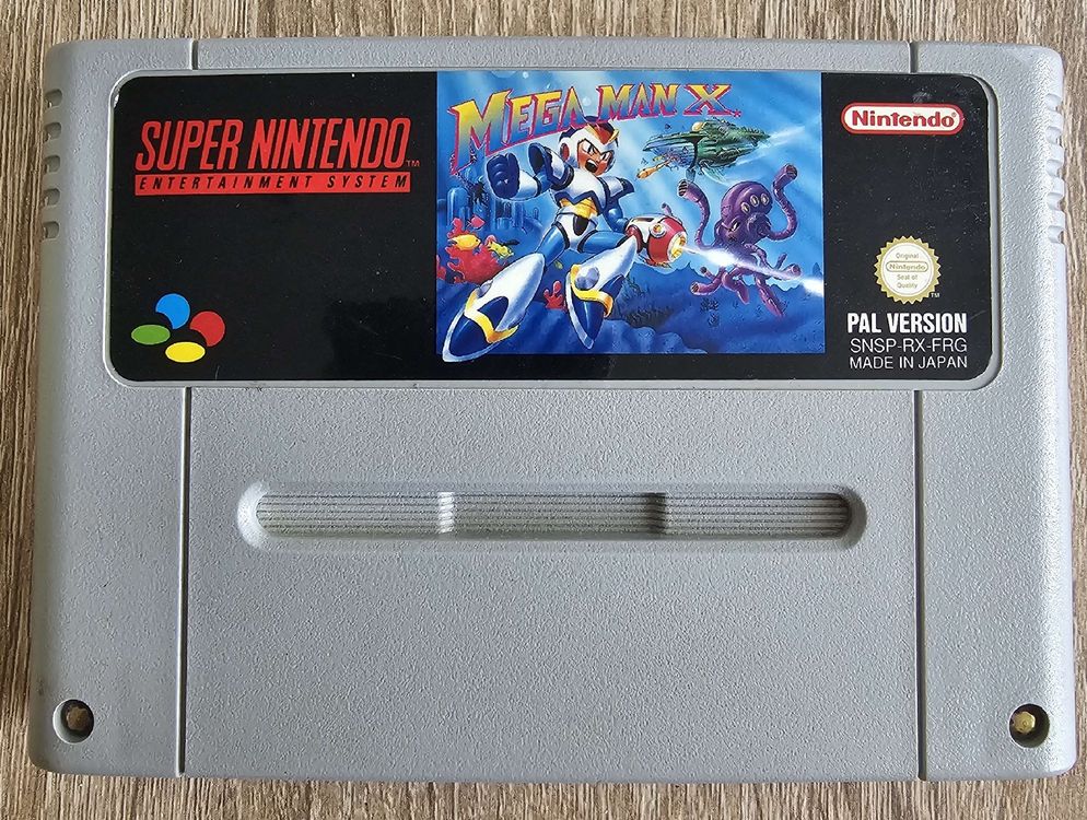 Mega Man X SNES Spiel Super Nintendo PAL Version (Gebraucht) in ...