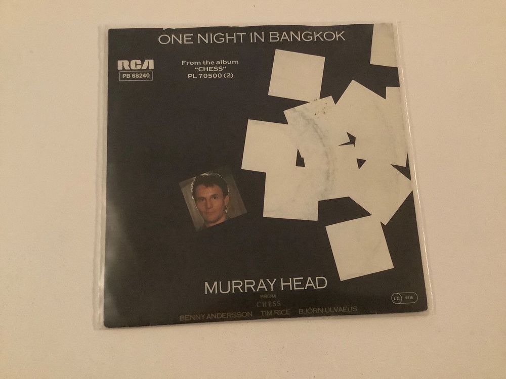 Murray Head Single - One Night In Bangkok (Gebraucht) in Gutenswil für ...