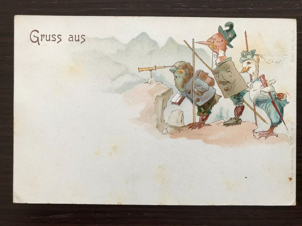 GRUSS AUS (DEN BERGEN) tierische Berggänger beobachten (Gebraucht) in Wald ZH für CHF 3 – mit ...