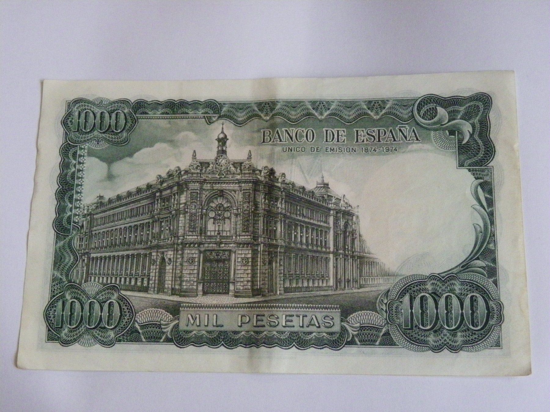 1000 Pesetas Spanien Banknote, 17. Sept. 1971, Top Zustand (Gebraucht) in Untersiggenthal für ...