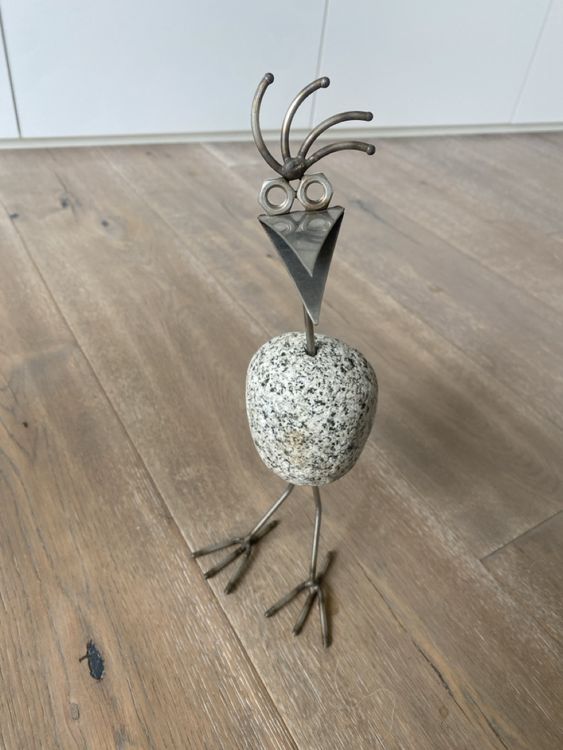 Garten Deko Vogel aus Metall und Stein (Gebraucht) in pratteln für CHF 20 – mit Lieferung auf ...