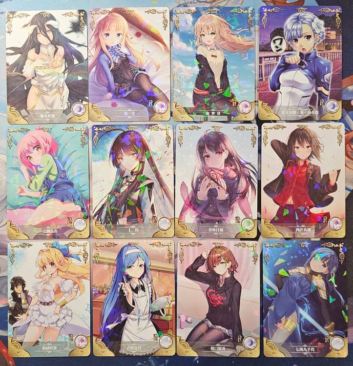 12 Cards RARE Goddess Story TCG Sexy Waifu Holo | Kaufen auf Ricardo