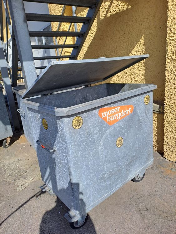 Müllcontainer 800 l ,verzinkt (Gebraucht) in für CHF 202 – nur Abholung ...