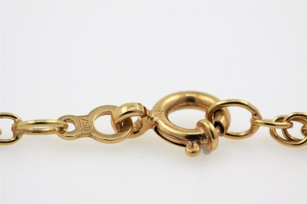 Lange Kordelkette 60 cm 18K Gold *S3593 (Gebraucht) in Zürich für CHF ...