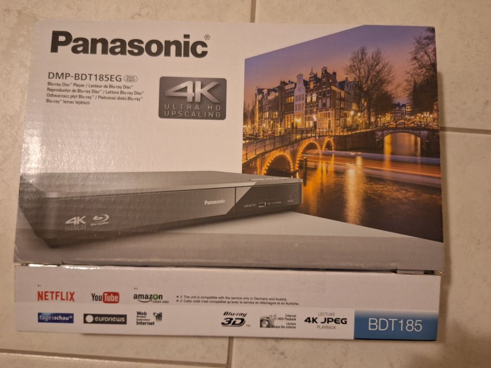 PANASONIC DMP-BDT185EG Blu-Ray Player Silber inkl. Garantie (Neu (gemäss Beschreibung)) in Baden ...