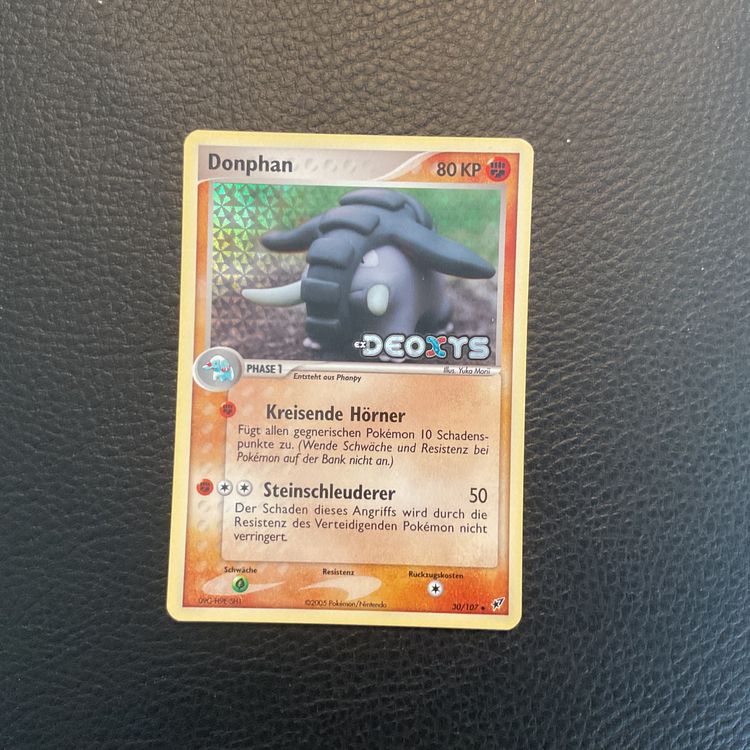 Ex Deoxys 30/107 Donphan Reverse De NM - M Ab 1 | Acheter sur Ricardo