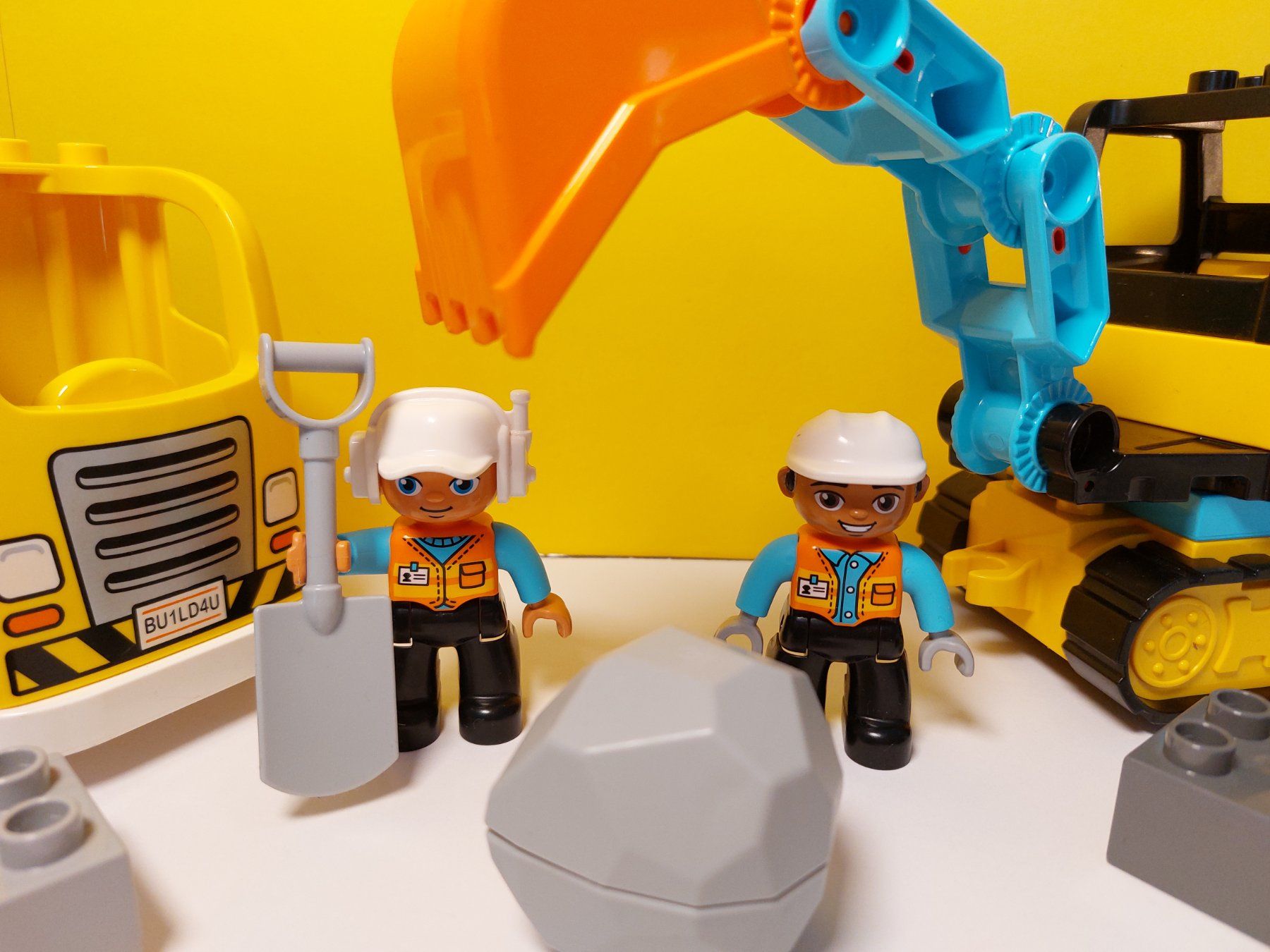 LEGO DUPLO 10931 Bagger und Laster ( Baustelle) - Komplett (Gebraucht ...