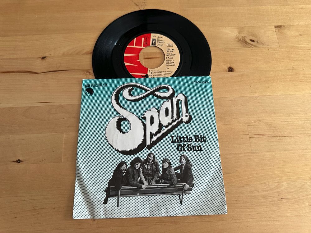 SPAN rare Single Little bit of sun Kult CH 70's Berner Rock (Gebraucht ...