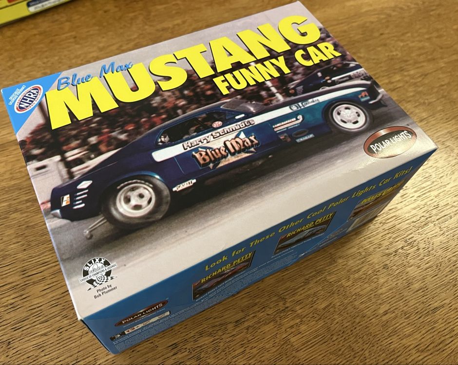 Maquette Blue Max Mustang Funny Car 1:25 neuf (Neu und originalverpackt ...