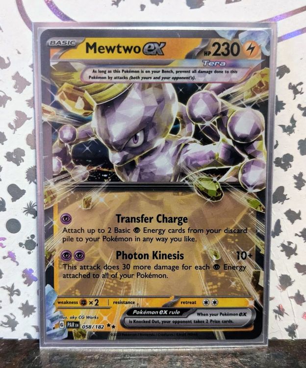 Pokémon-Karte Mewtwo / Mewtu EX (PAR | 058 | EN) | Kaufen auf Ricardo