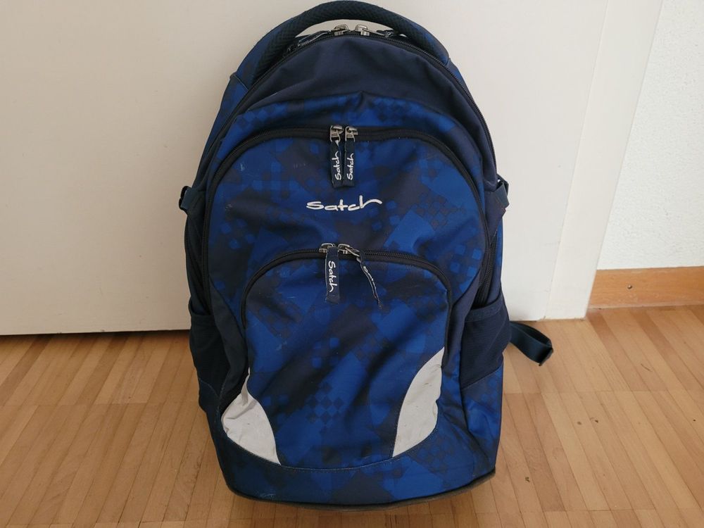 Satch Rucksack blau mit Regenhülle schwarz (Gebraucht) in Bern für CHF ...