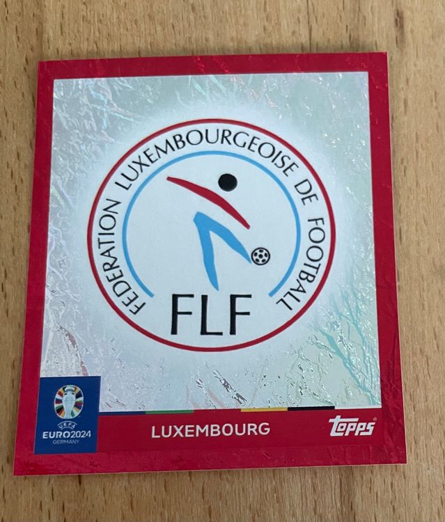 Topps Euro 2024 Sticker LUX 1 - Wappen LUXEMBURG | Kaufen auf Ricardo