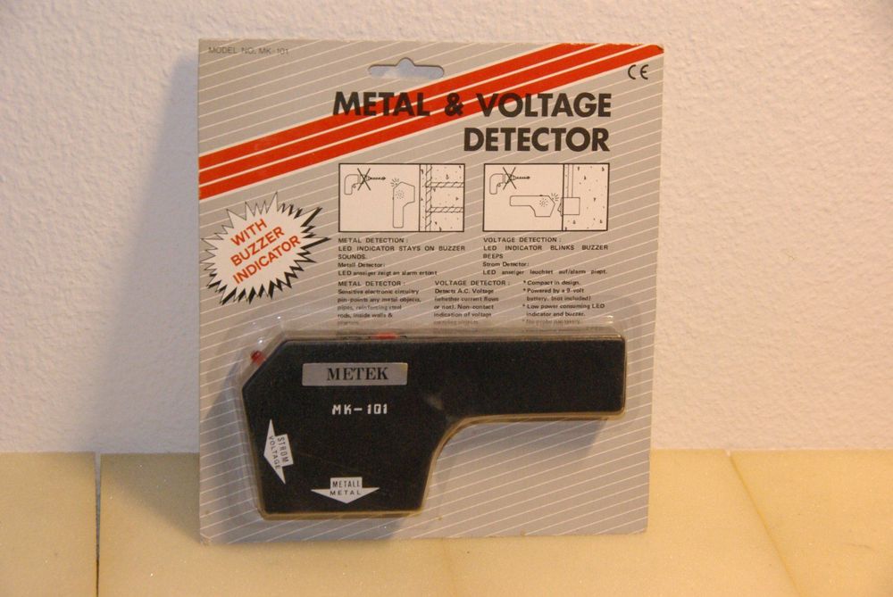 METEK MK-101 Metall&Voltage Detector (Neu und originalverpackt) in ...