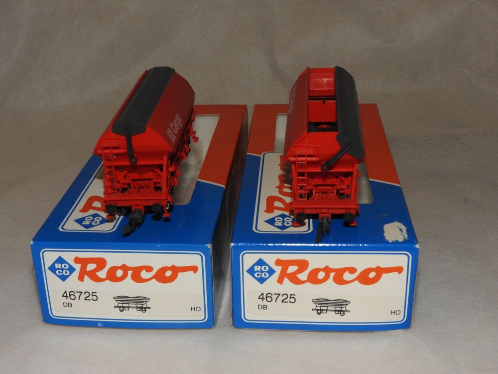 Roco 46725, DB Schwenkdachwagen “DB Cargo”, rot, 2-teilig (Gebraucht) in Satigny für CHF 20 ...