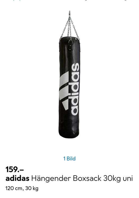 adidas Boxsack ADIBAC 18 (30kg) Hängend | Kaufen auf Ricardo