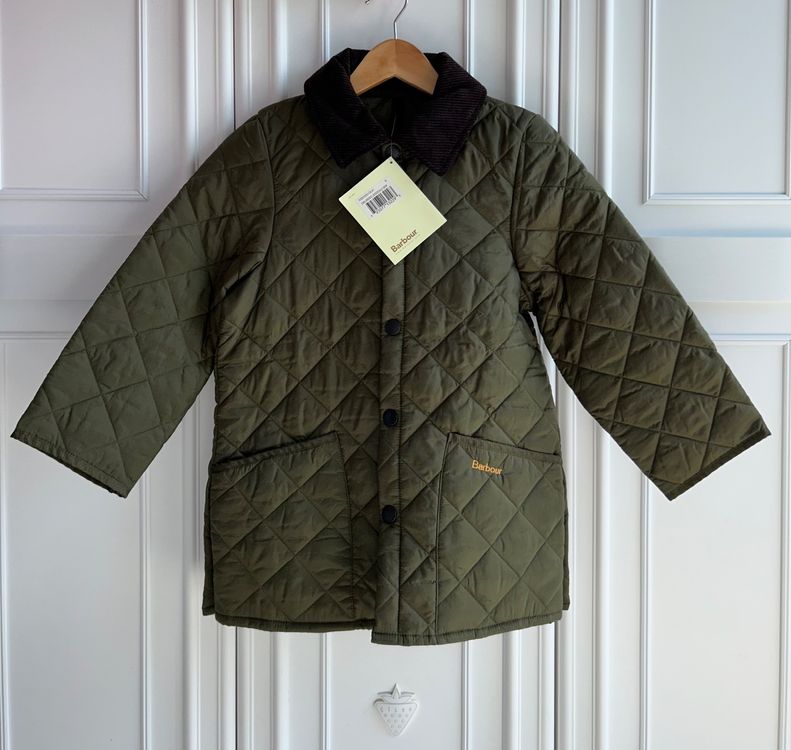 Barbour Childrens' Liddesdale Quilted Jacket Jäcke 6-7 Y NEW (Neuf avec ...