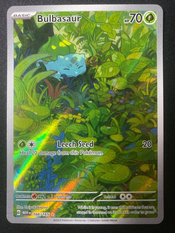Bulbasaur 166/165 - Bisasam - MEW 151 - EN (Neu (gemäss Beschreibung ...