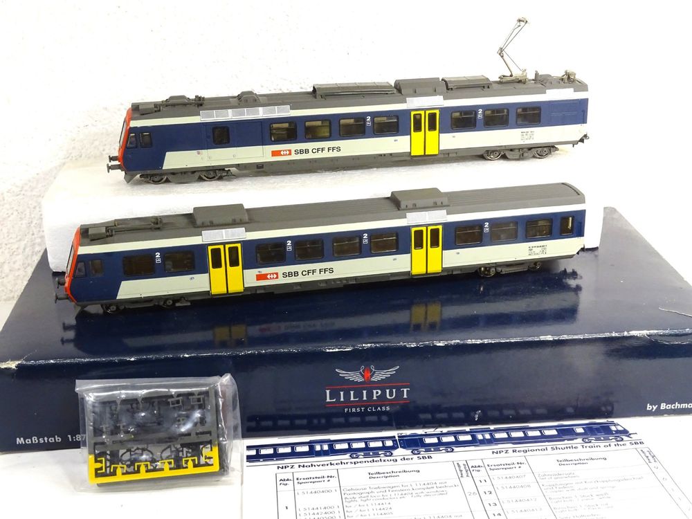Liliput L114404 NPZ Triebzug, SBB/CFF, Analog, H0,GS/DC,OVP (Neu ...