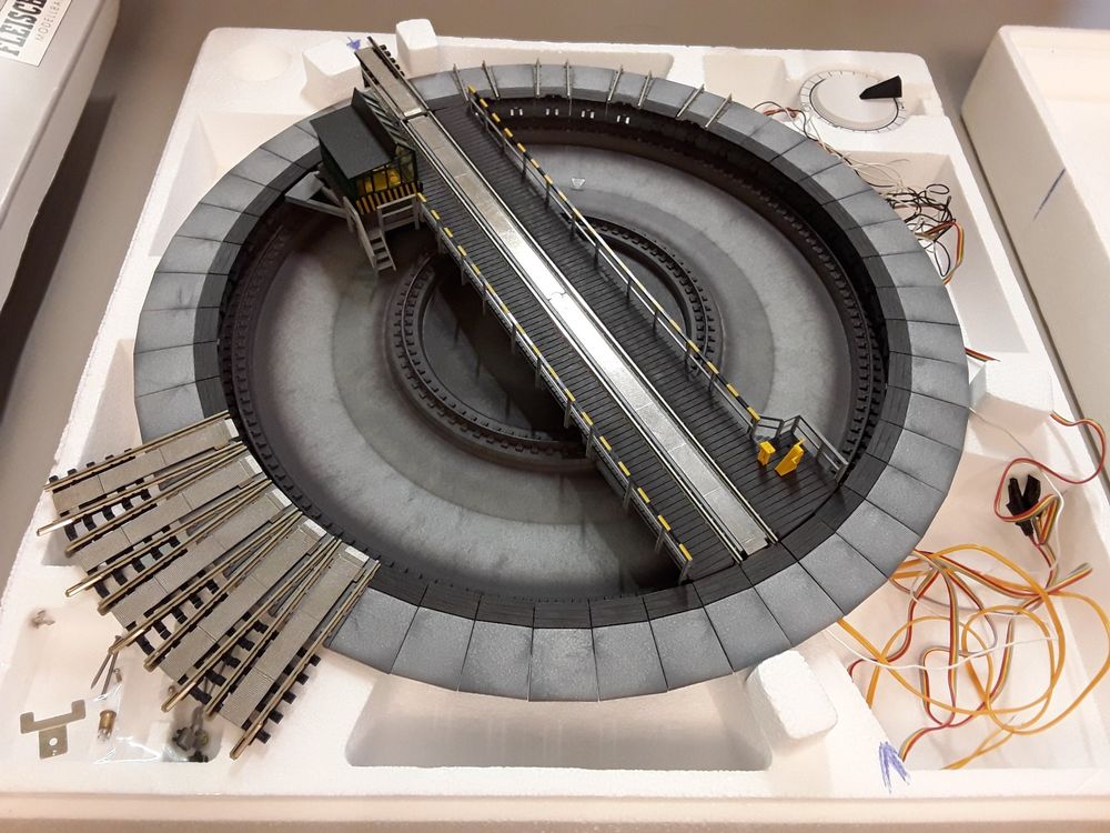 Fleischmann 6652 _ 6052 _ elektro Drehscheibe _ Spur H0 _ AC (Gebraucht ...