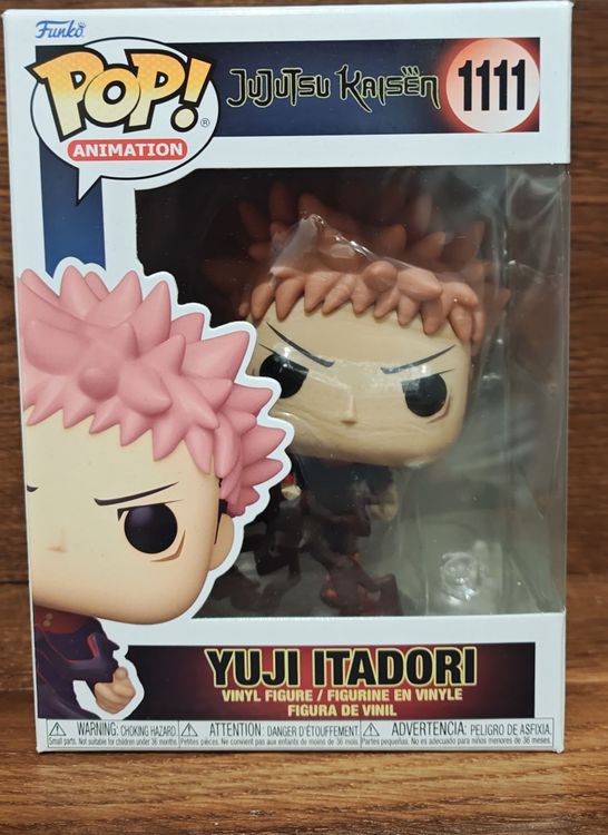 Funko Pop! Animation Jujutsu Kaisen Yuji Itadori #1111 (Neu und ...