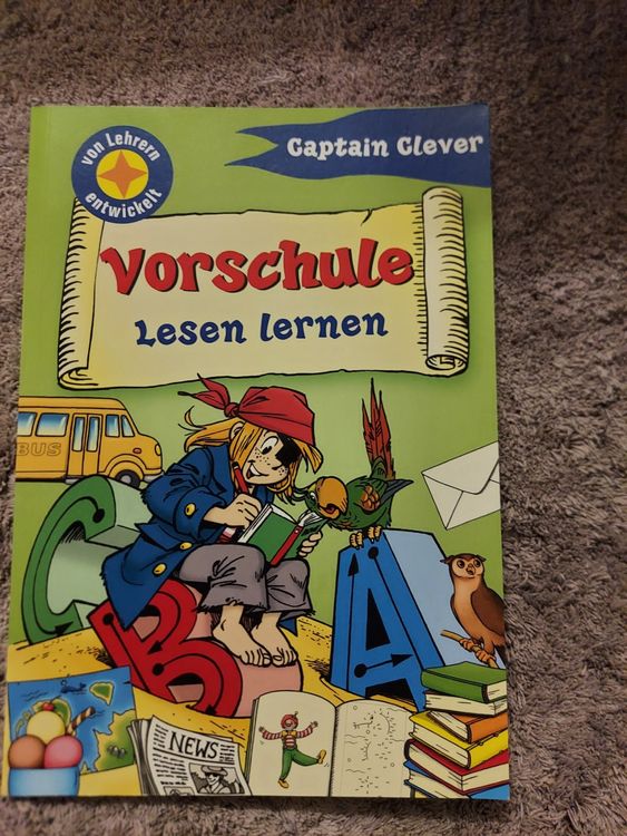Lernbuch Vorschule Lesen lernen captain clever NEU (Neu (gemäss ...