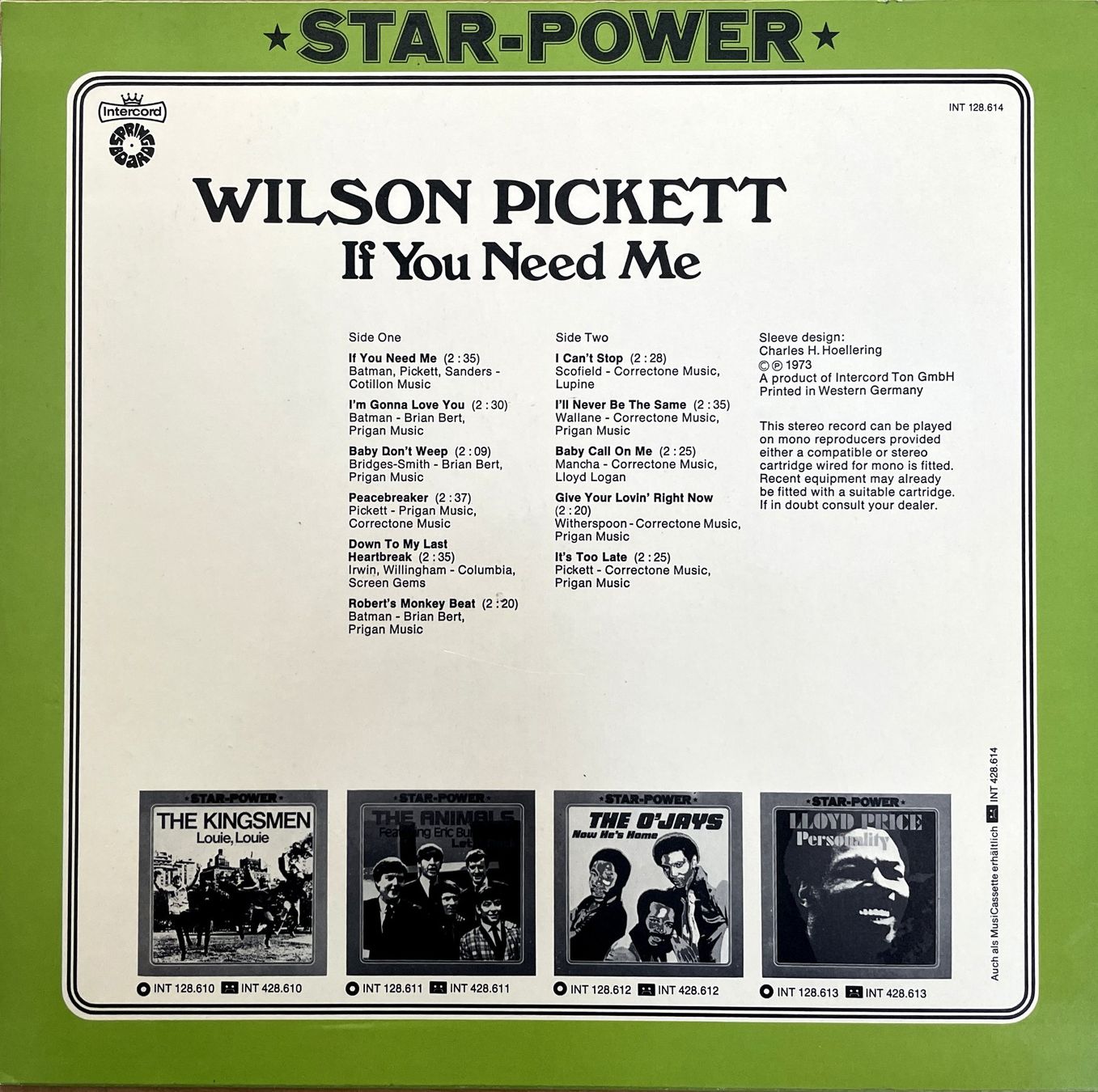 Wilson Pickett - If You Need Me - Top Zustand! (Gebraucht) in Savagnier ...