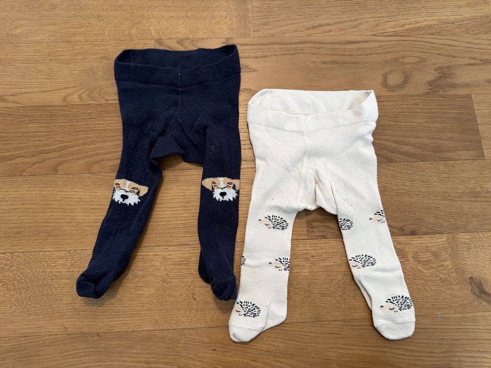 2 Stk. Baby Strumpfhosen, Gr. 62/68, Coop naturaline, Bio (Gebraucht ...