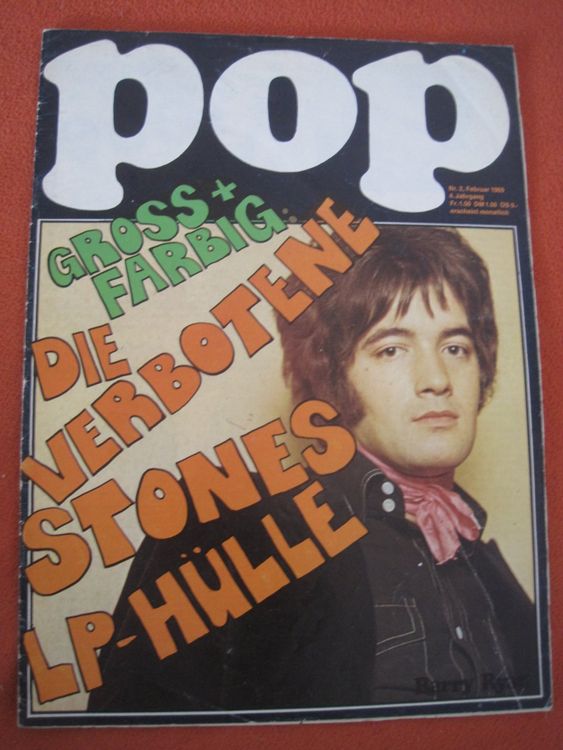 POP Nr 32 Febr Bary Ryan Stones The Nice Topp Rarität 1969 (Gebraucht ...