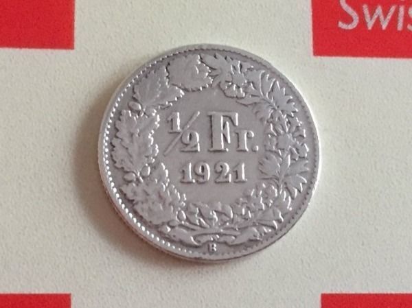 1/2 Franken 1921 ss | Kaufen auf Ricardo