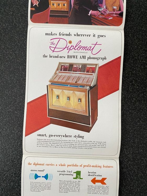Jukebox Rowe AMI Prospekt Diplomat, 1964 | Kaufen auf Ricardo