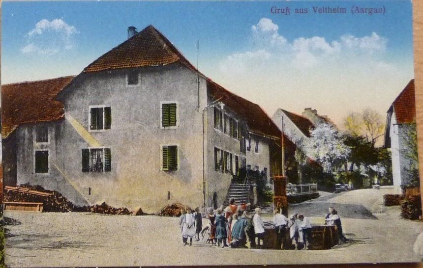Veltheim AG Dorfplatz Nr.10025 , 1910 (Gebraucht) in Solothurn für CHF ...